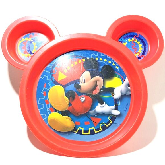 Disney | Dining | Mickey Mouse Plate Divided Plastic The First Years ...